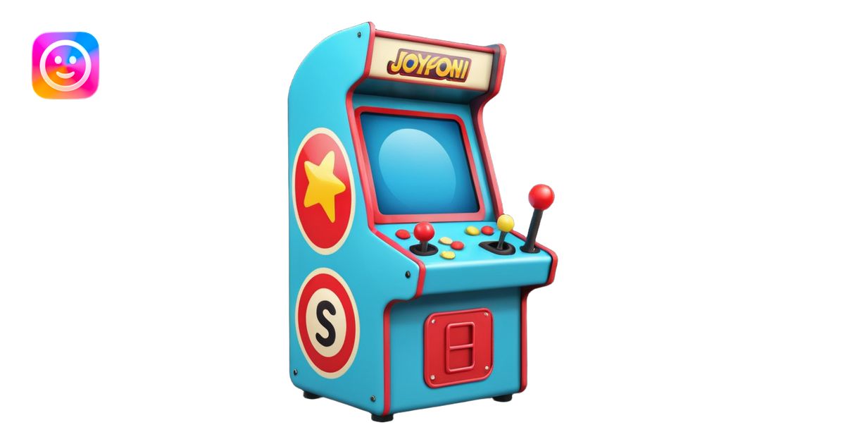 Racing arcade cabinet emoji | AI Emoji Generator