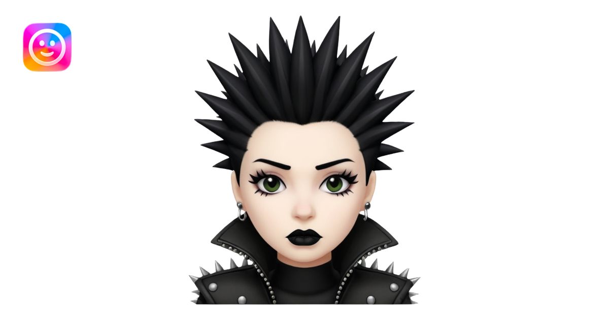 Punk queen emoji | AI Emoji Generator