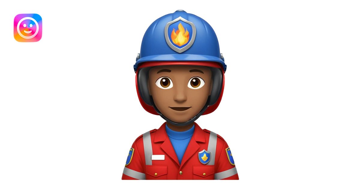 crie um emoji de bombeiro civil emoji | AI Emoji Generator