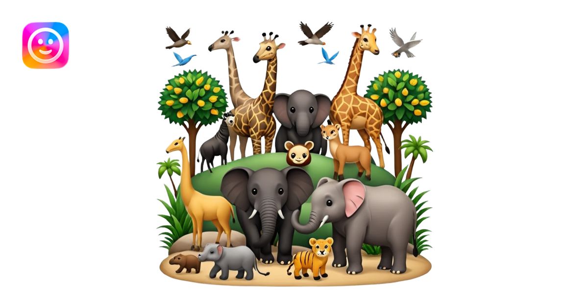 ZOO desde fuera emoji | AI Emoji Generator