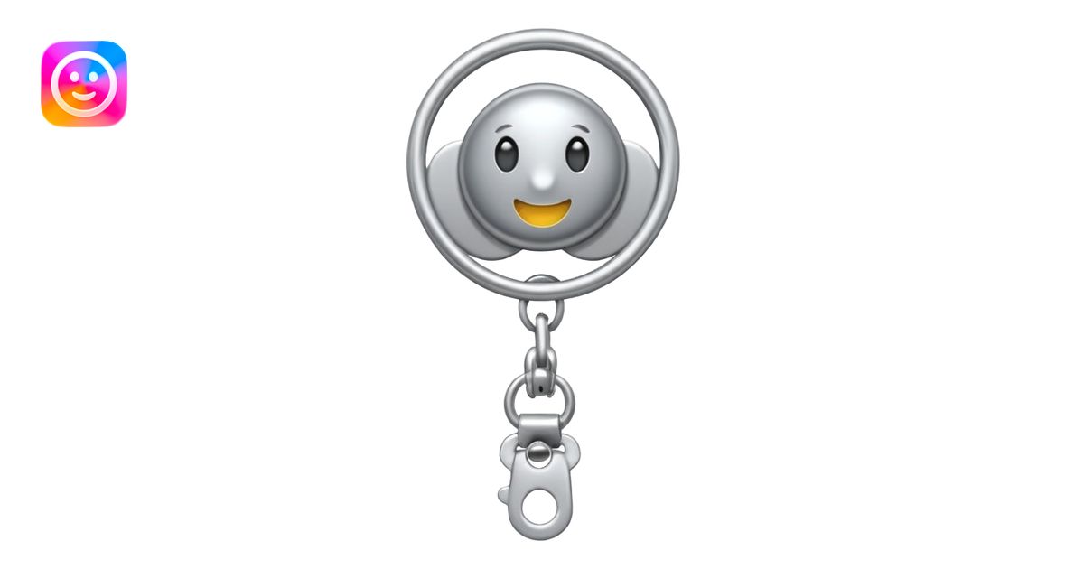Pacifier clip emoji | AI Emoji Generator