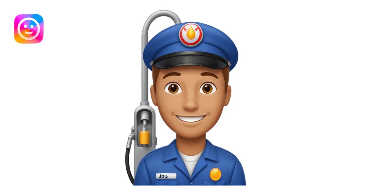 gas pump worker emoji | AI Emoji Generator