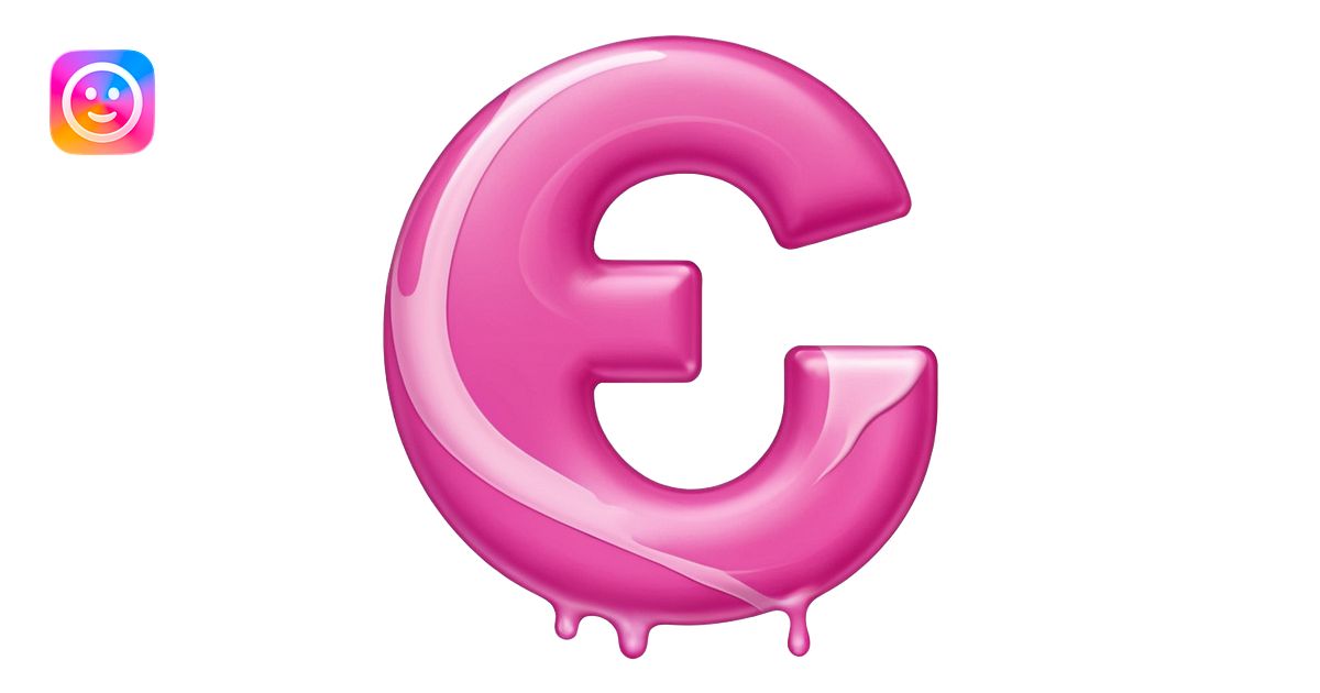 mix color pinks letter p emoji | AI Emoji Generator
