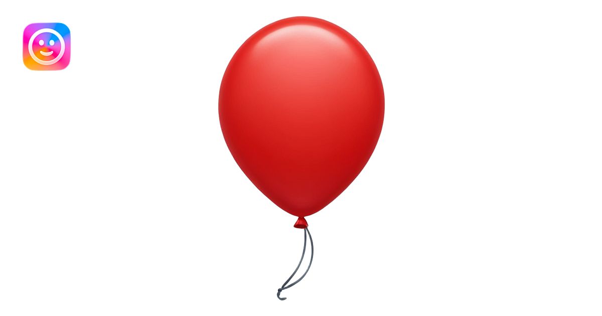 red balloon emoji | AI Emoji Generator