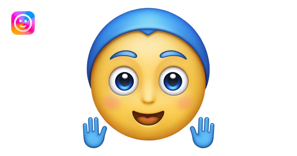 Emoji Azul emoji | AI Emoji Generator
