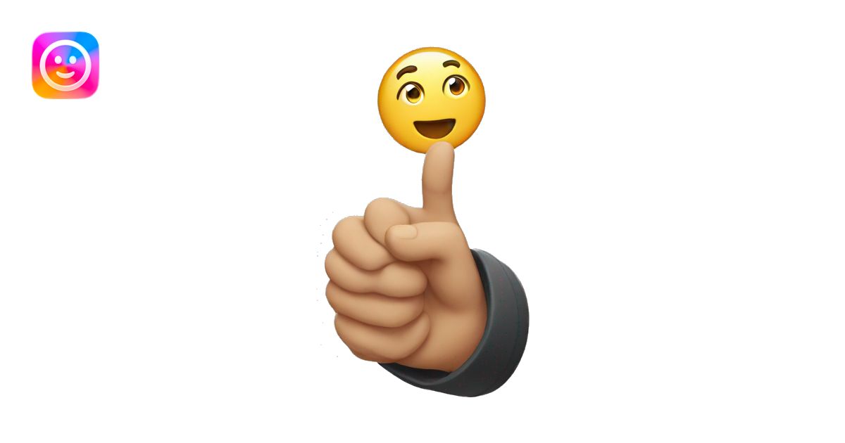 gesture a little emoji | AI Emoji Generator