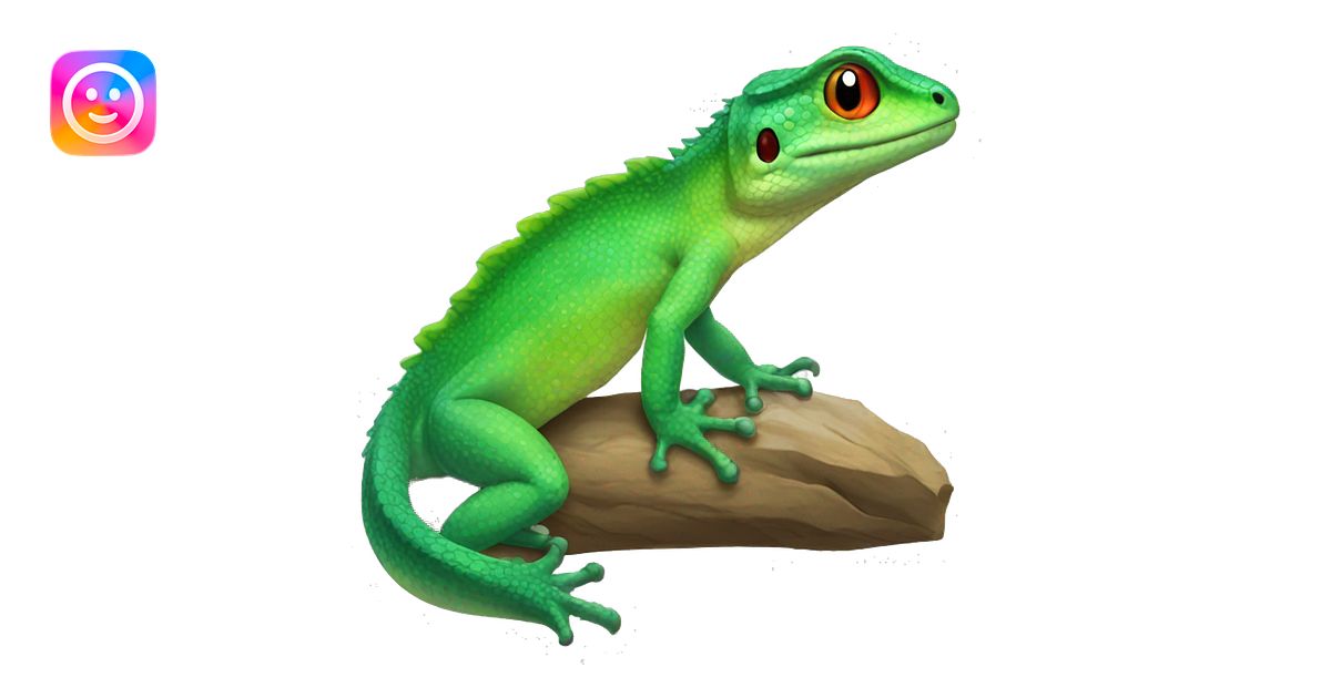 monitor lezard emoji | AI Emoji Generator
