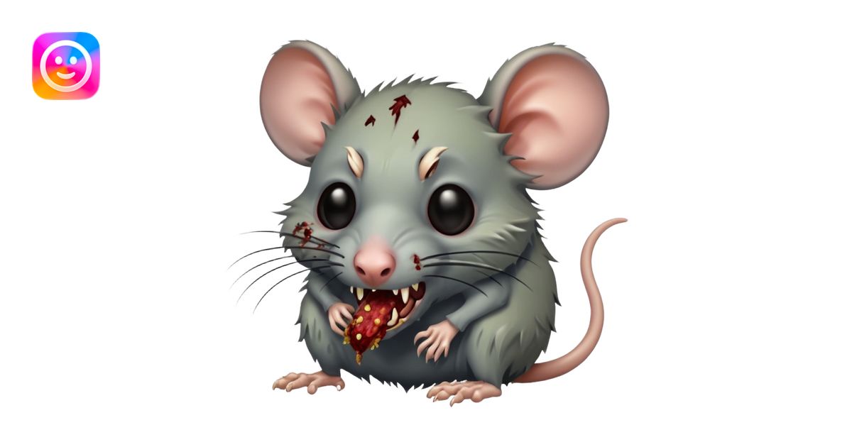 Zombie rat emoji | AI Emoji Generator