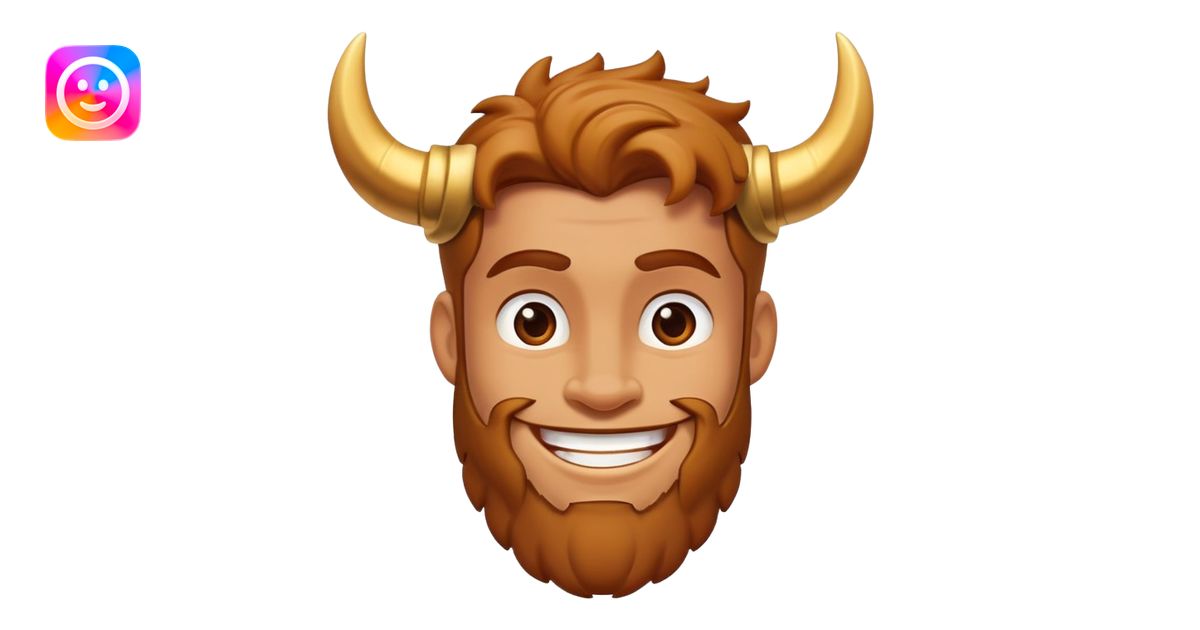 Hercules from the Disney movie, smiling emoji | AI Emoji Generator