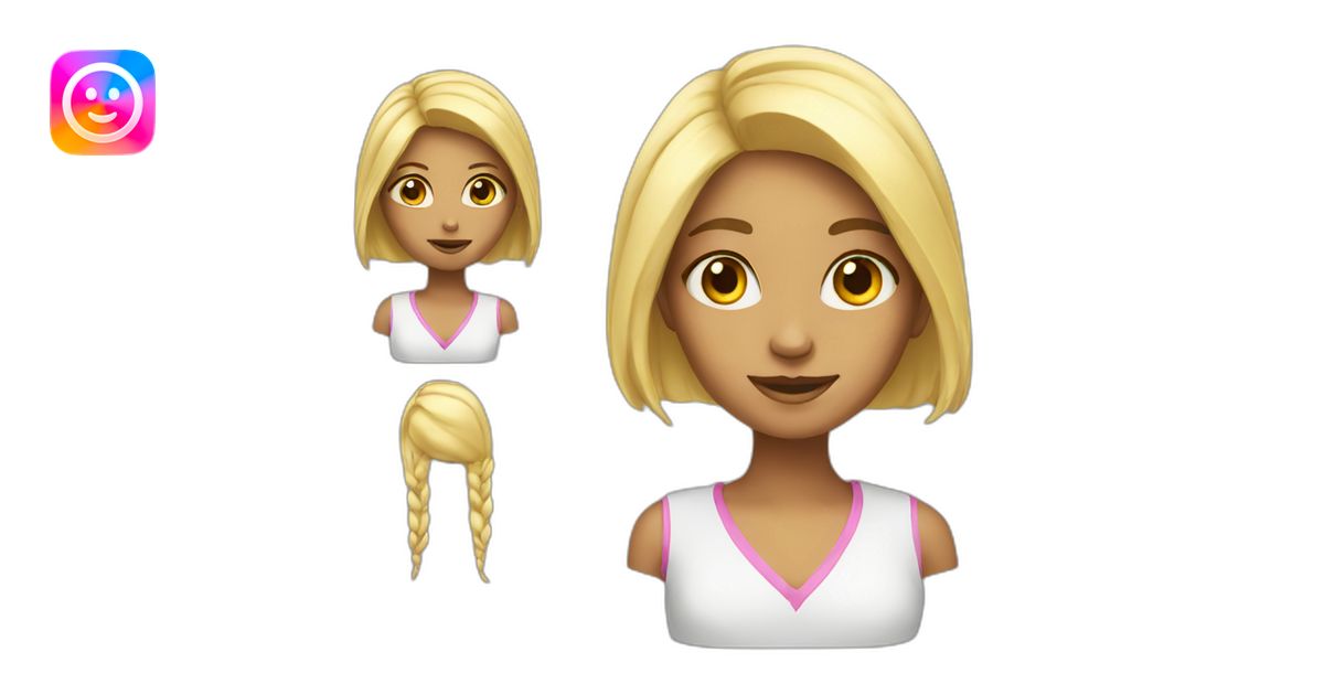 smart girl emoji | AI Emoji Generator