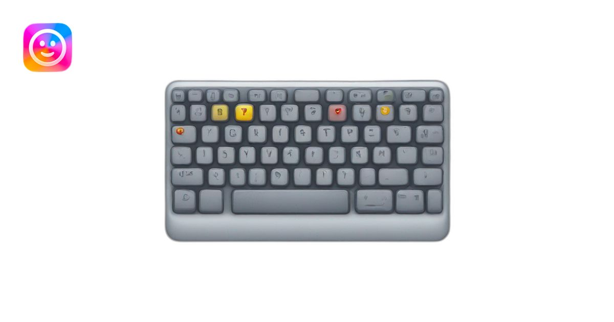computer keyboard emoji | AI Emoji Generator