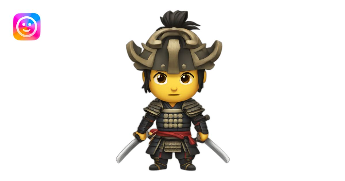 samurai emoji | AI Emoji Generator