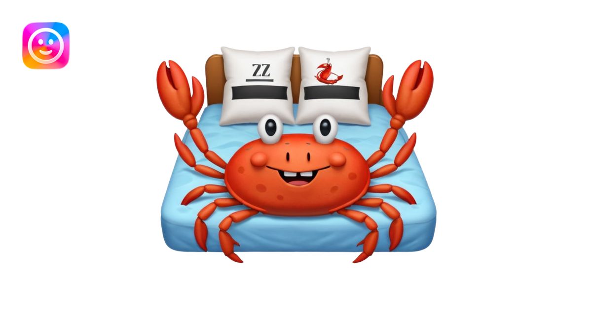 misters Krabs from SpongeBob sleeping in a bed and there floating zzz ...