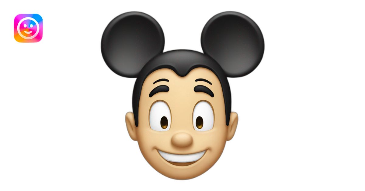 Mickey emoji | AI Emoji Generator