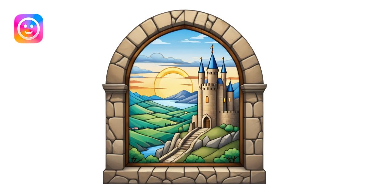 castle window emoji | AI Emoji Generator