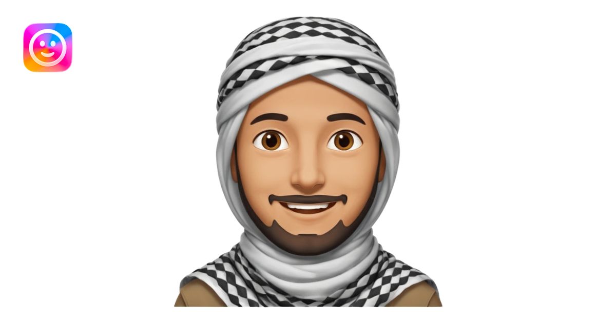 arabian man emoji | AI Emoji Generator
