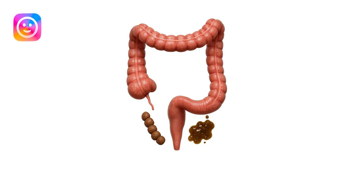 INTESTINO UMANO ANATOMICO REALISTICO CON FECI A PALLINE E FECI LIQUIDE ...