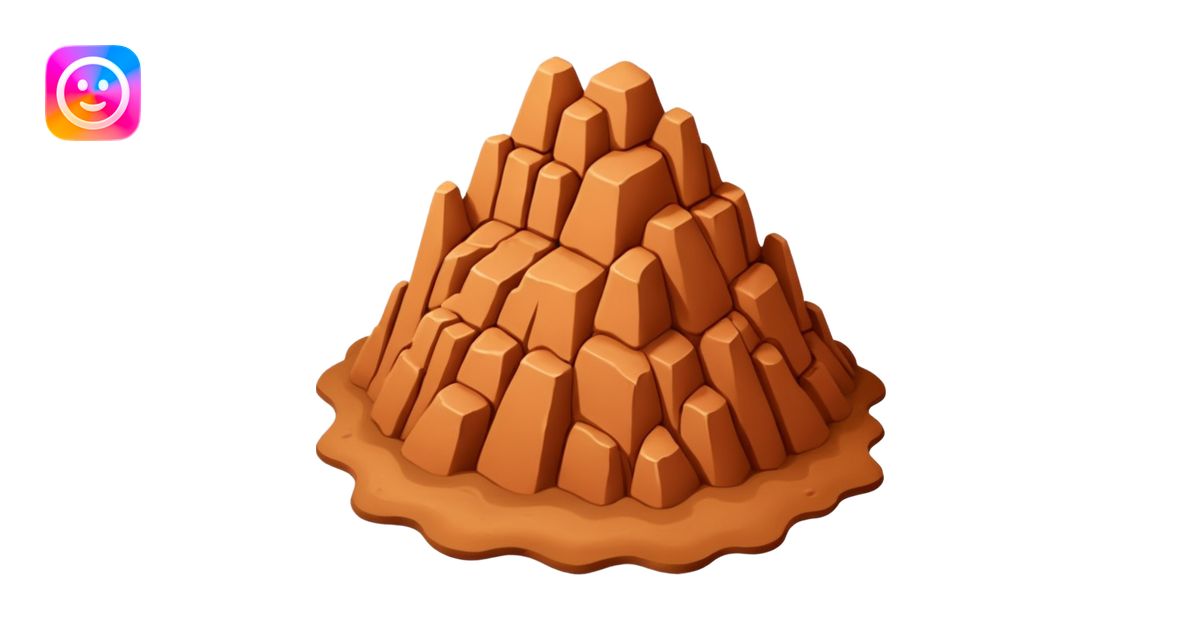 Clay and clay silicates emoji | AI Emoji Generator