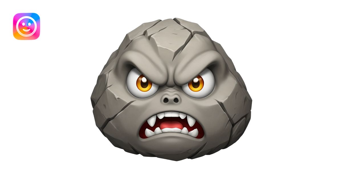 An angry fast rolling it's eyes emoji | AI Emoji Generator