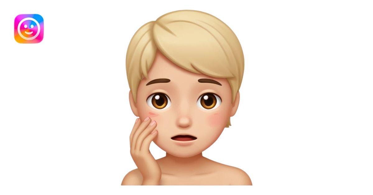 Embarrassment (Embarrassed) emoji | AI Emoji Generator