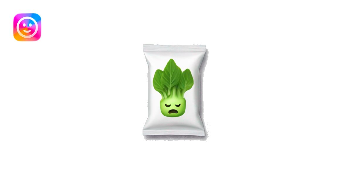 Packet of wasabi emoji | AI Emoji Generator