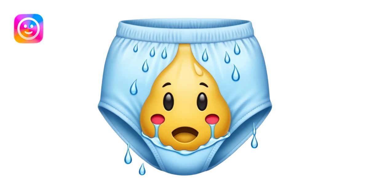 emoji underwear dripping with water emoji | AI Emoji Generator