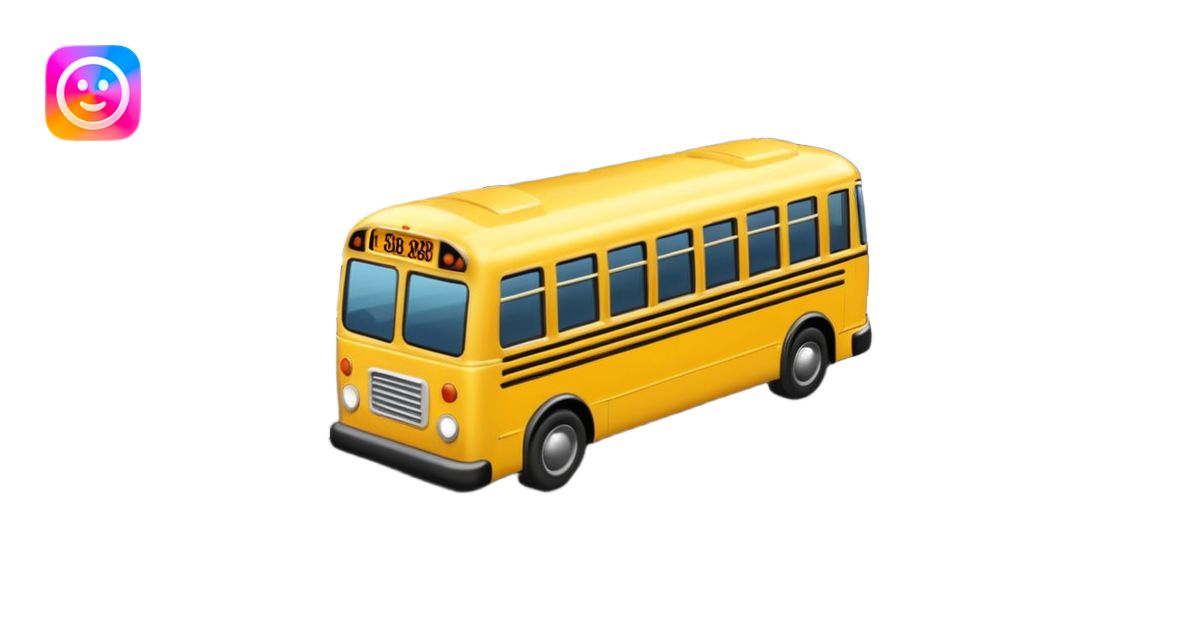 bus on the road emoji | AI Emoji Generator