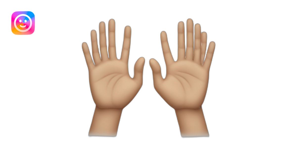 Hands off emoji | AI Emoji Generator