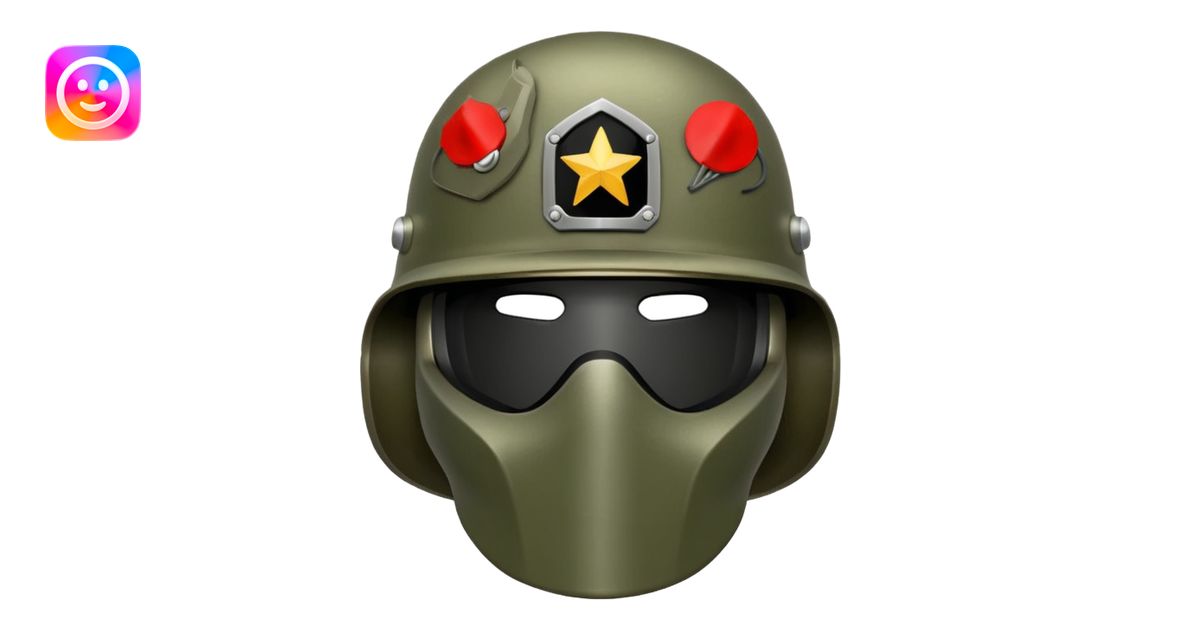military helmet emoji | AI Emoji Generator