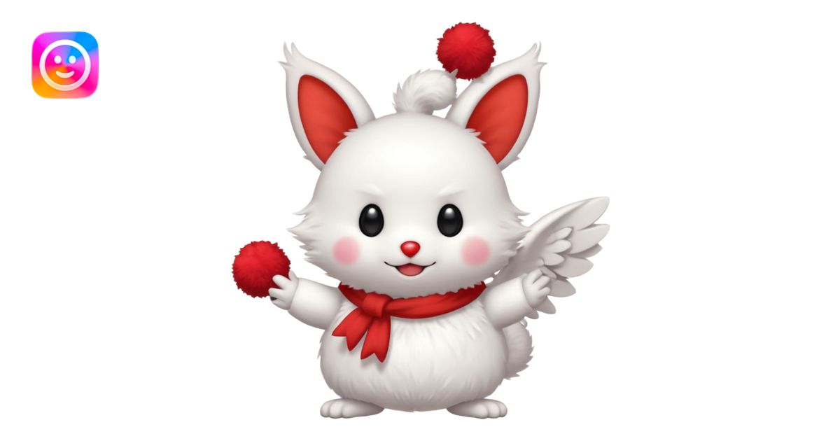 final fantasy xiv moogle emoji | AI Emoji Generator
