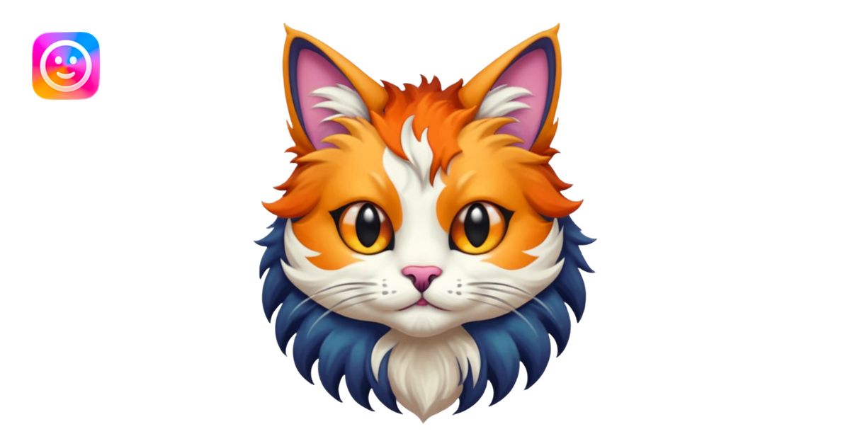 make a hyper realistic mythical cat creature with great detail emoji ...