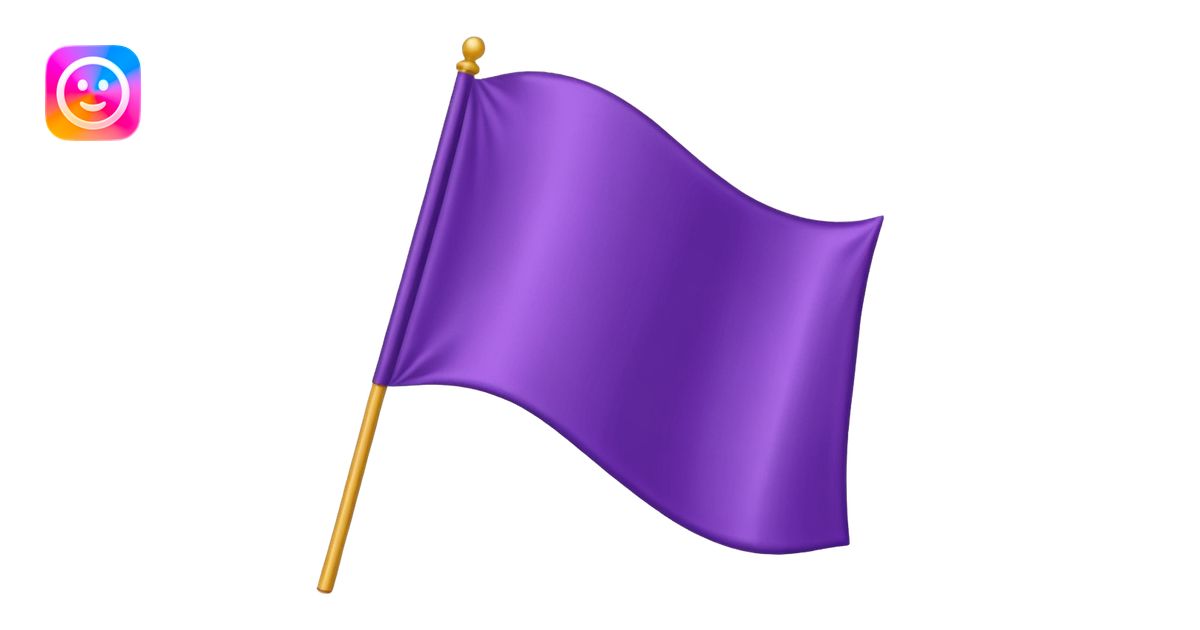 violet flag emoji | AI Emoji Generator