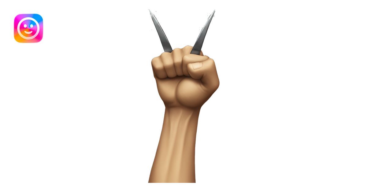 wolverine claws emoji | AI Emoji Generator