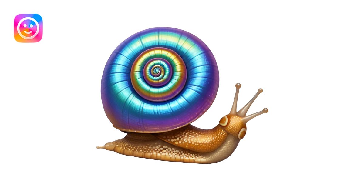 shiny snail emoji | AI Emoji Generator