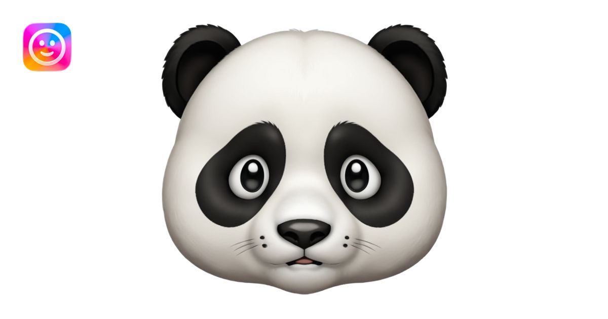 Sad panda emoji | AI Emoji Generator