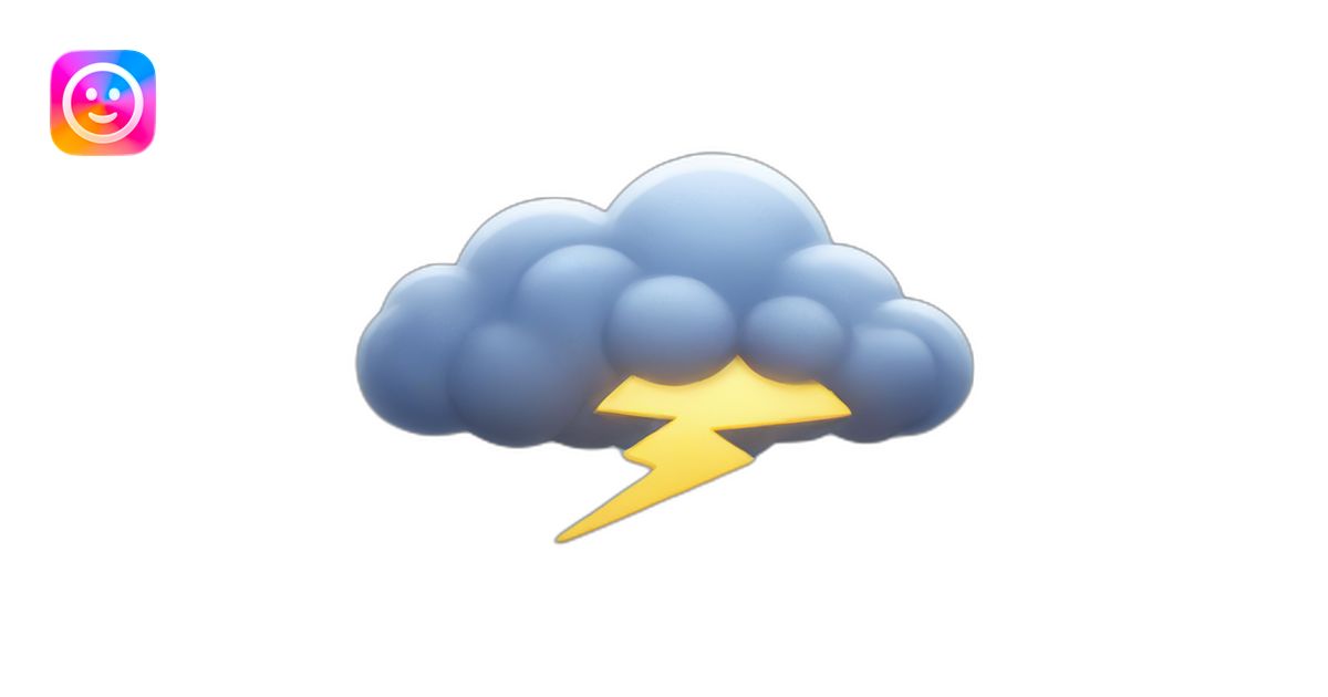 storm emoji | AI Emoji Generator