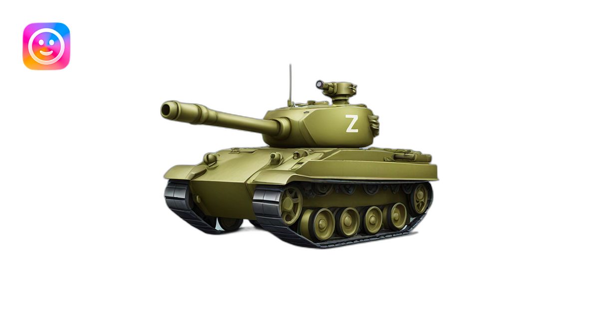 tank with a letter z on board emoji | AI Emoji Generator
