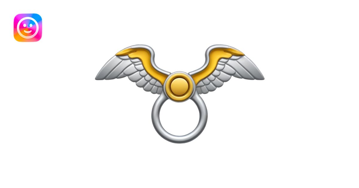 metal wing nut with two grips. emoji | AI Emoji Generator