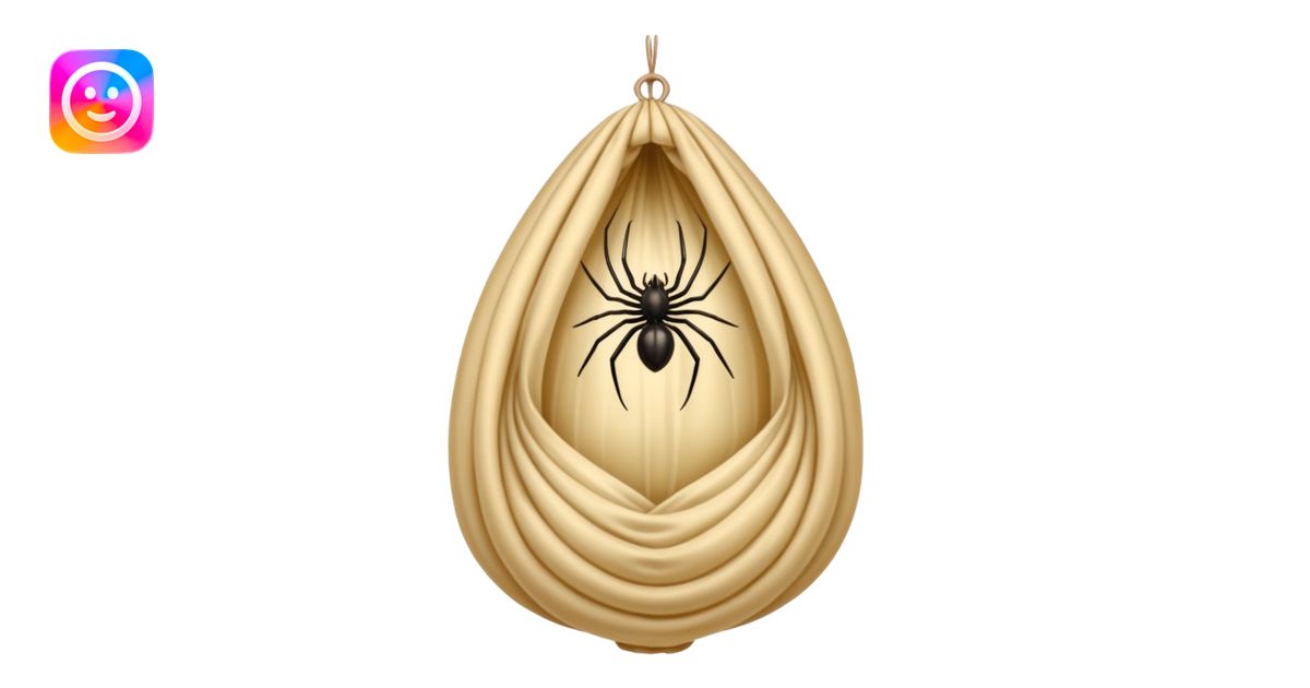 A full body image of a a human-shaped cocoon wrapped in spider silk ...