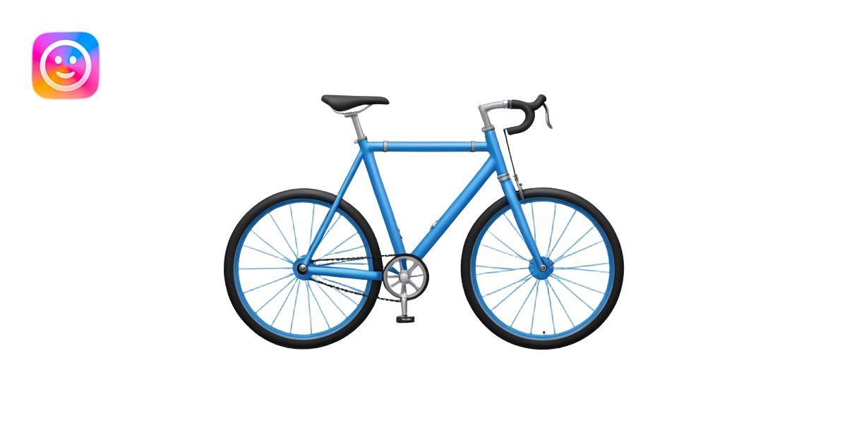 blue Bike emoji | AI Emoji Generator