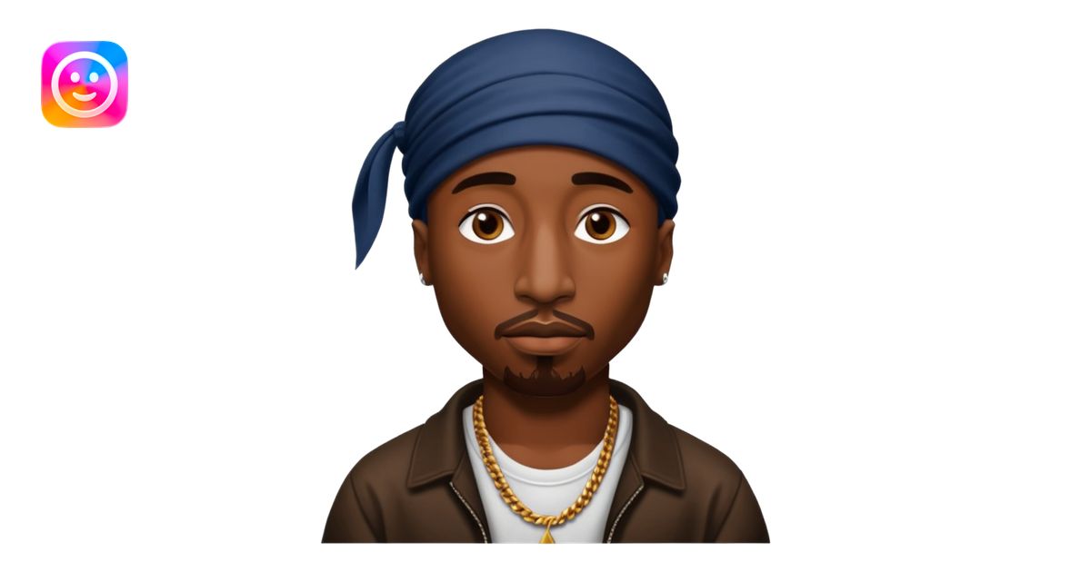 Tupac shakur emoji | AI Emoji Generator