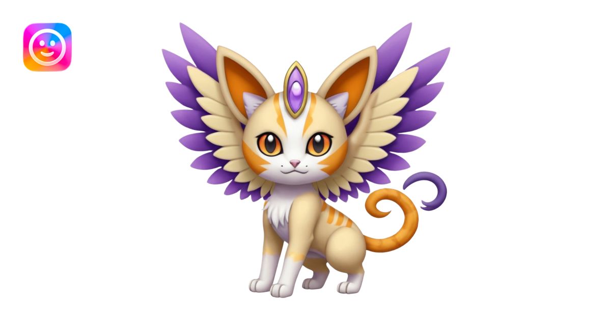 Meloetta-Meowth-Gatomon-Pokémon-Digimon-Fakémon-fusion-hybrid-creature ...