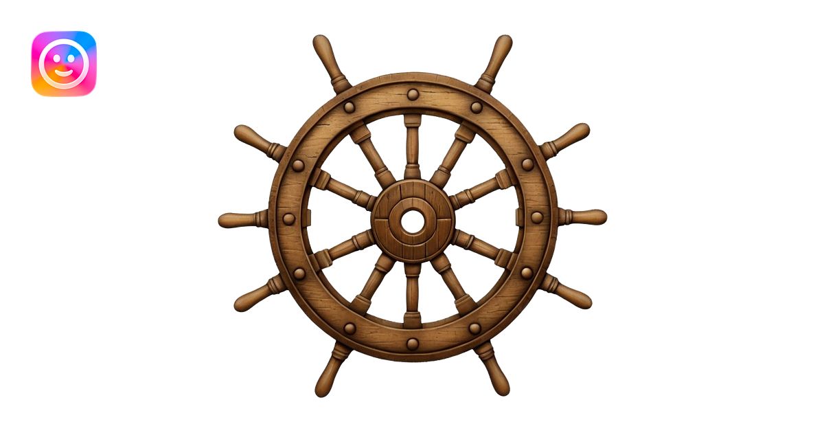 ship wheel emoji | AI Emoji Generator