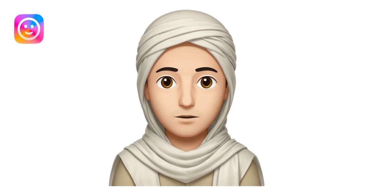 Arabe con un shemagh de color blanco pero solo sea la cabeza y nada de ...