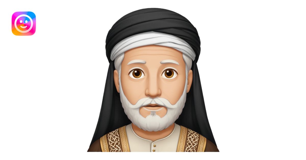 Allah Witten in Arabic emoji | AI Emoji Generator
