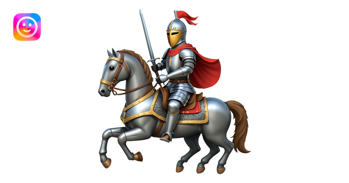 Medieval Cavalry emoji | AI Emoji Generator