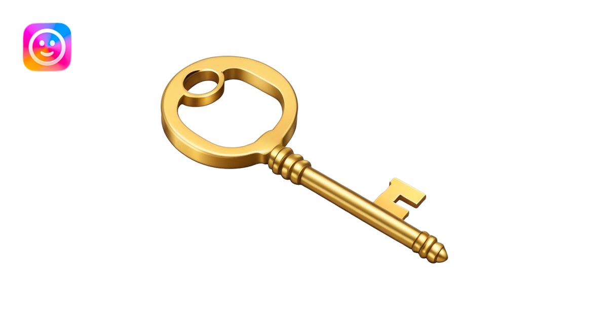 new home elegant key emoji | AI Emoji Generator