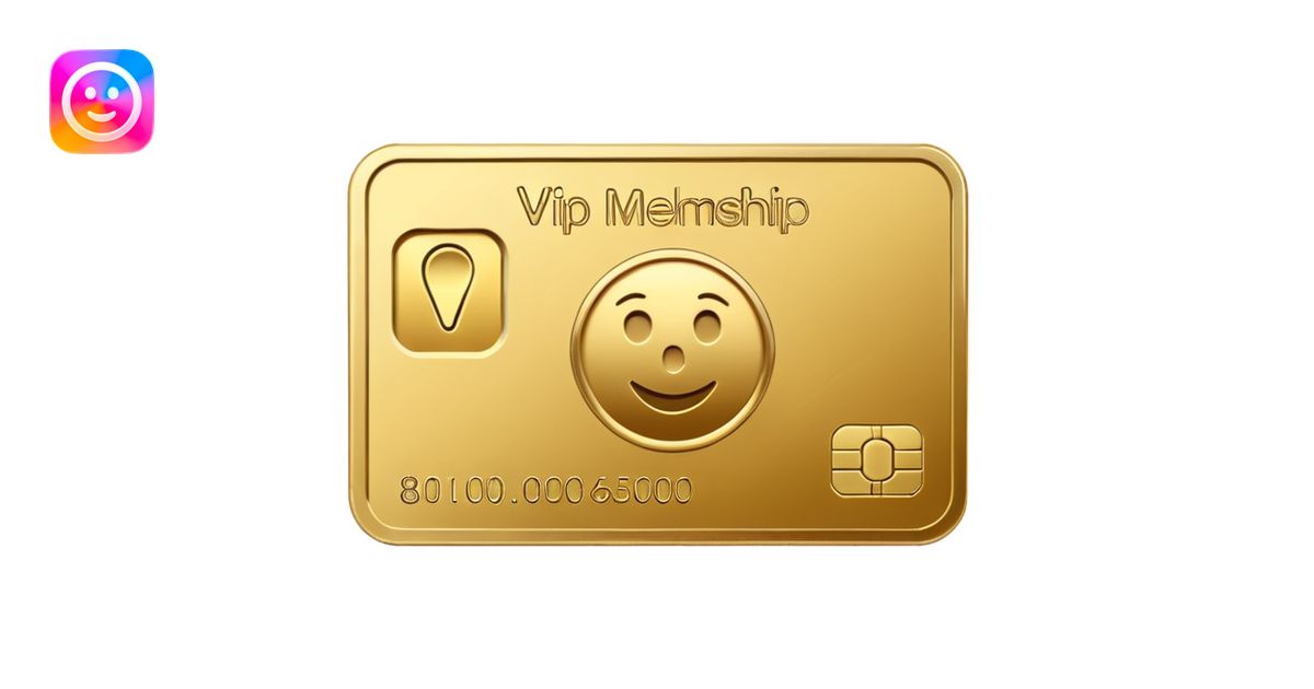 membership vip emoji | AI Emoji Generator