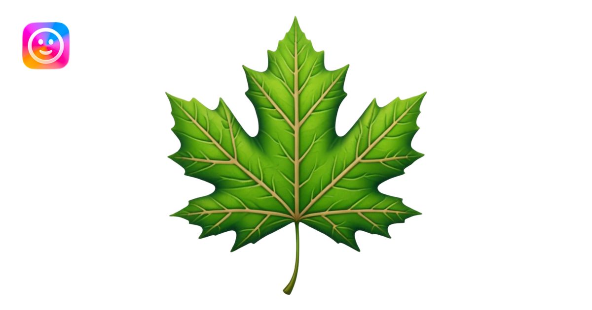 green maple leave emoji | AI Emoji Generator