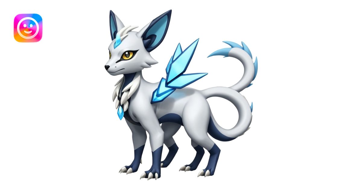 Genet-Absol-Kyurem-Zeraora-Primagen-fusion-creature emoji | AI Emoji ...